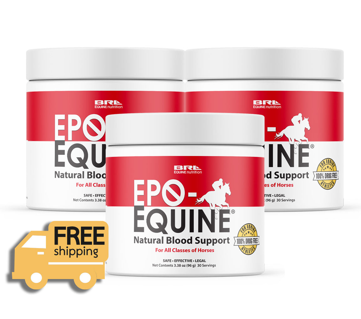 EPO-EQUINE Horse Blood Supporter - 3 pack, Save $30 | BRL Equine Nutrition